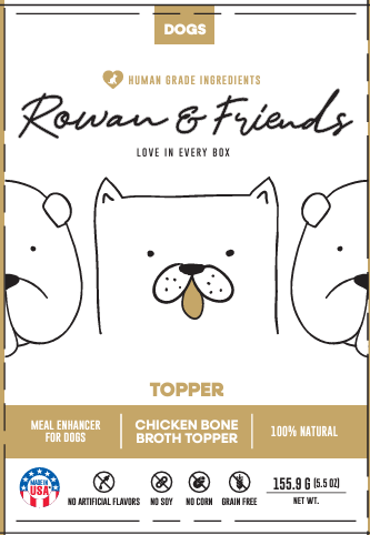 CHICKEN BONE BROTH TOPPER – Rowan & Friends